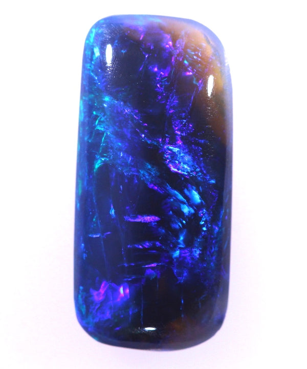 Royal Blue! Lightning Ridge Solid Black Opal 2.41ct / 1221– Global Opals