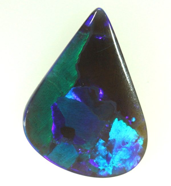 Block Solid Flagstone Pattern Black Opal (3103) 1.96ct– Global Opals