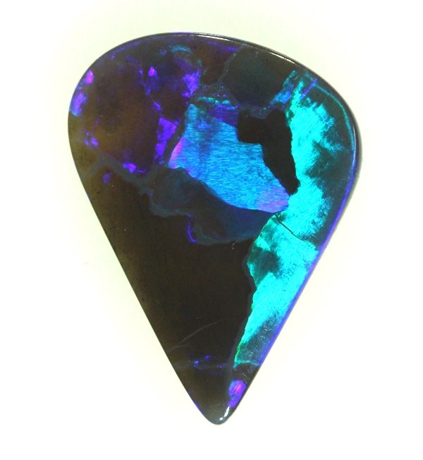Block Solid Flagstone Pattern Black Opal (3103) 1.96ct– Global Opals