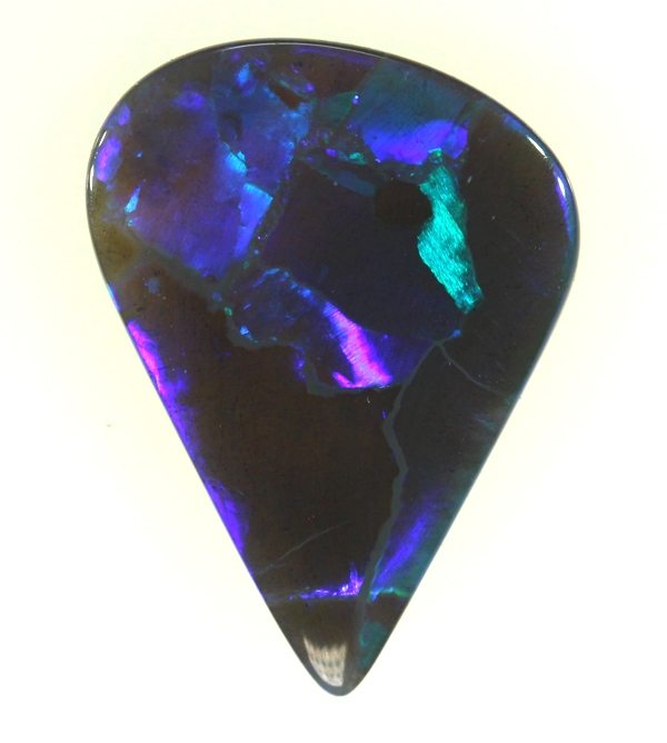 Block Solid Flagstone Pattern Black Opal (3103) 1.96ct– Global Opals