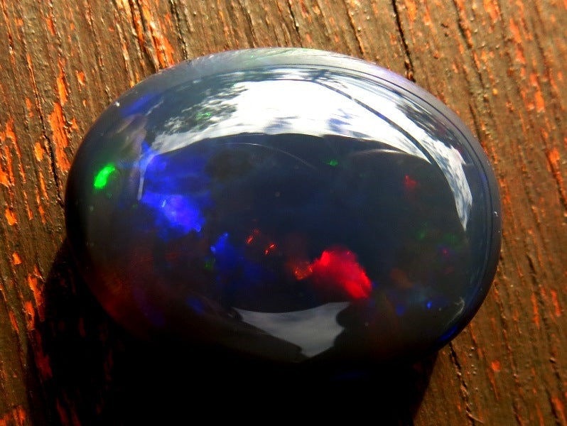 Large Black Sun-Flash Opal - Broad Colour Spectrum! 1890 / 35.45cts ...