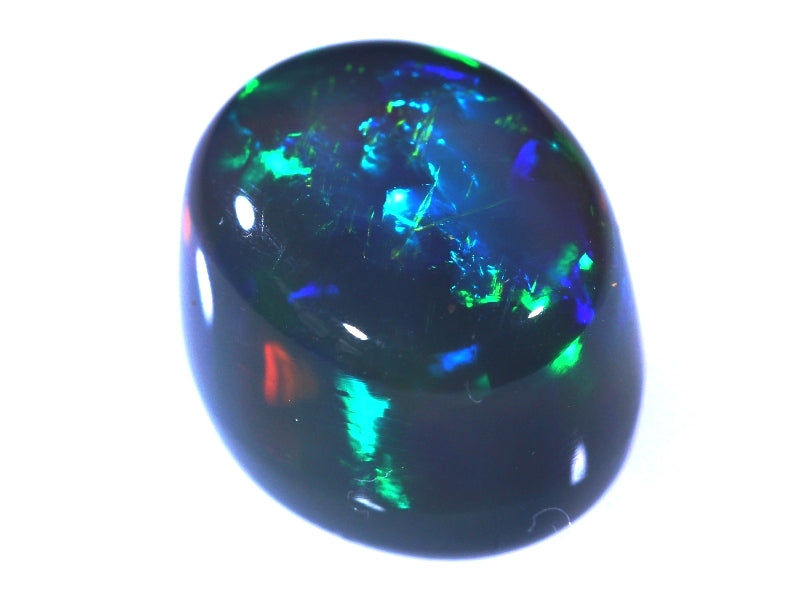 8.47ct Amazing Red Colorful Vertical Flashes Of Color Solid Black Opal ...