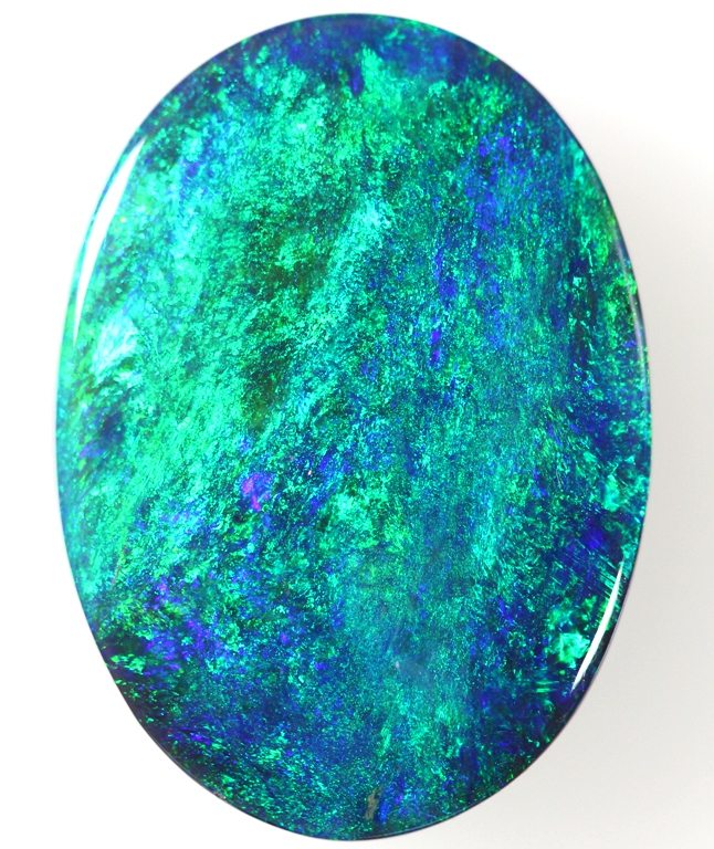 10.26cts Beautiful Big Blue/Green Lightning Ridge Gem! 2290– Global Opals